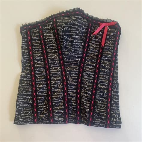 Stunning Ann Summers Corset Top Has Calligraphic Depop