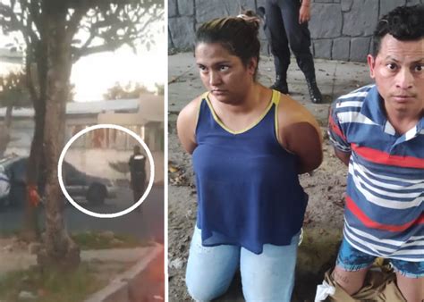 Video Capturan A Pareja Tras Persecución Policial En San Salvador Les