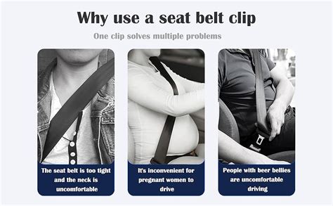 4PCS Car Seat Belt Adjuster For Adults Seatbelt Shoulder Neck Comfort