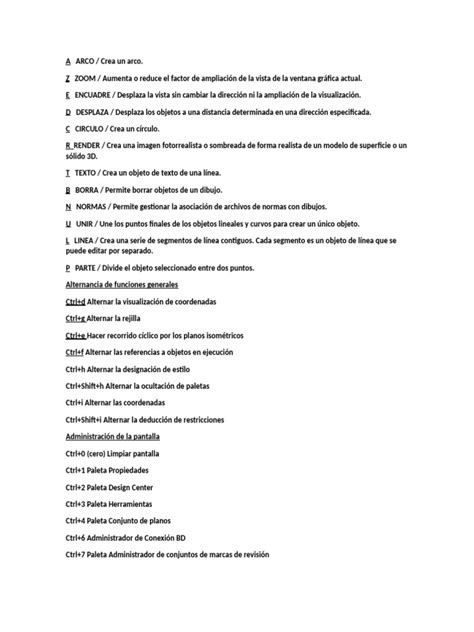 Autocad Comand Pdf