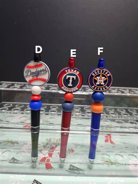 Baseball Pens Etsy