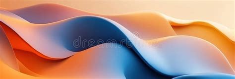 Glossy Abstract Waves Create A Captivating Design With Fluid Shapes And Smooth Gradients In