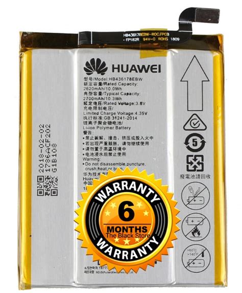 Lynacz Original Hb436178ebw 2700mah Battery Compatible With Huawei Mate