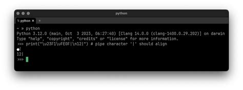 Terminal Emulators Battle Royale Unicode Edition Articles