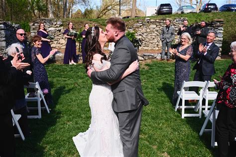 Windy But Beautiful Wedding At Mill At Manor Falls Austin And Allison Married Eberle Images