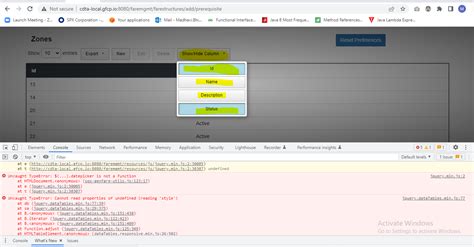 Why Column Headers Are Not Showing When I Perfrom Column Hide And Show Datatables Forums