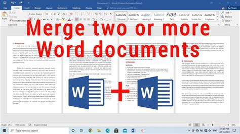 How Do I Merge Multiple Word Documents Into One Imaginative Minds