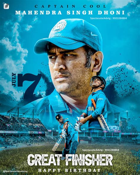 Mukilan T On Linkedin Happybirthdaydhoni Inspiration Leadership