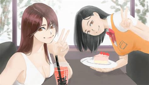 Black Delmo Blue Delmo Naomi And Waitress Delmo Aika And 1 More