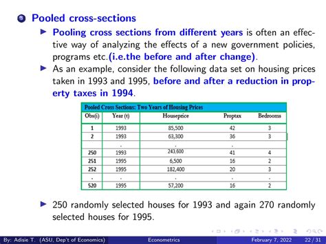 Ppt Econometricsch1 Powerpoint Presentation Free Download Id