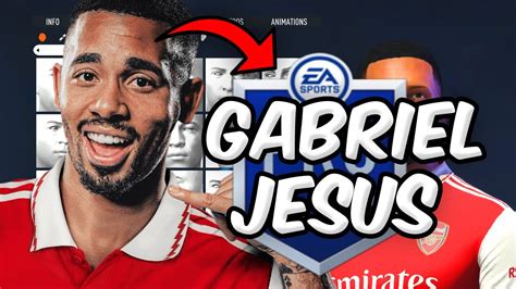 Fifa 23 Virtual Pro Lookalike Tutorial Gabriel Jesus Youtube