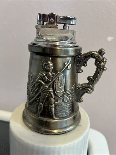 Vintage Warrior Viking Spear Sword War Cigarette Lighter Tobacco Cigar