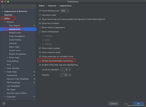 默认关闭idea的注释doc的rendered view模式 toggle rendered view csdn博客