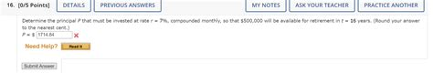 Solved Determine The Principal P That Must Be Invested At Chegg