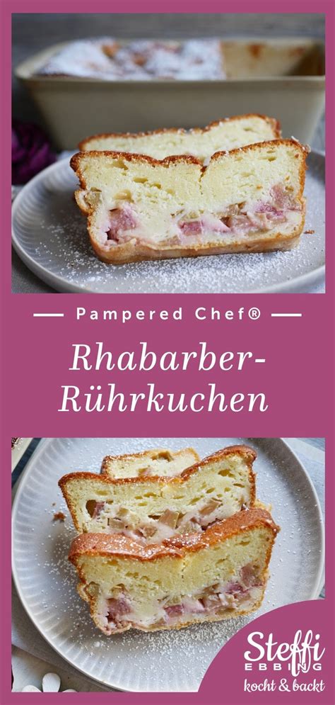 Rührkuchen Mit Rhabarber Rezept ⇒ Von Pampered Chef®