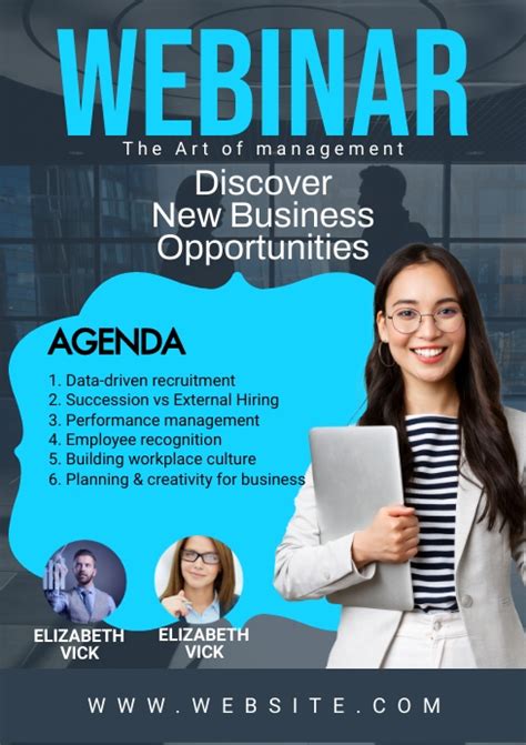 Webinar Flyer Template Postermywall