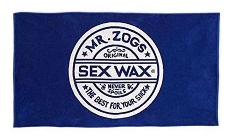 Toalla De Playa Sex Wax Elegir Color Azul Cuotas Sin Interés
