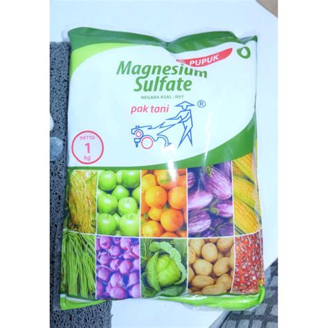 Jual Pupuk Magnesium Sulfat Pak Tani Shopee Indonesia