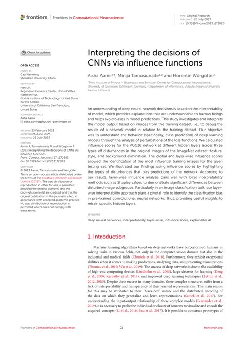 Pdf Interpreting The Decisions Of Cnns Via Influence Functions