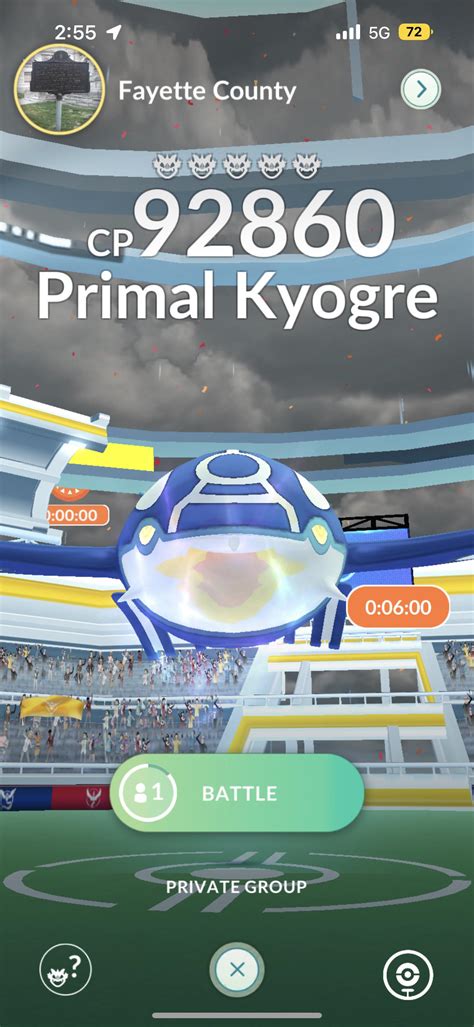Primal Kyogre Raid 2830 4938 0812 R Pokemongoraids