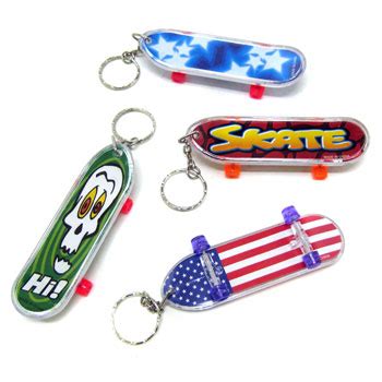 Finger Skateboard Keychain