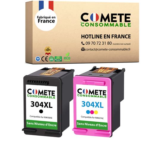 Cartouche 304XL 2 Pack Compatibles Sans Affichage Du Niveau D Encre
