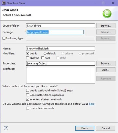 Eclipse 建立 Dynamic Web Project