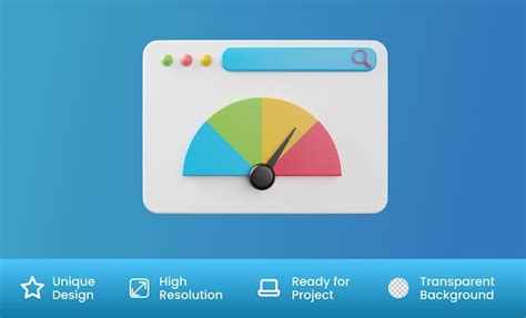 Premium Psd Web Optimizing 3d Illustration