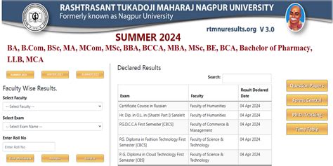 Rtmnu Time Table Winter 2024 Has Released Download Pdf Here