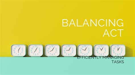 Efficient Management Of Workloads Balancing Act