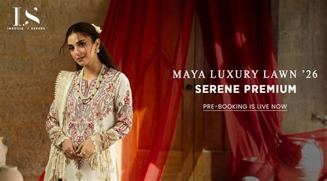 Maya Luxury Lawn 26 Pre Booking Live Now