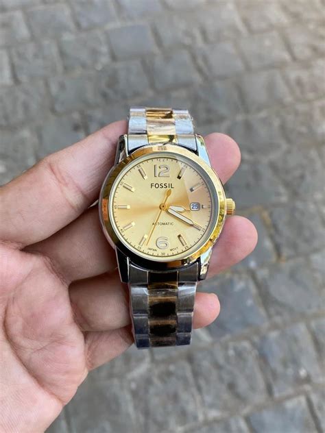 Golden Fossil Watch For Men Size 40mm At Rs 1999 Piece In Surat Id