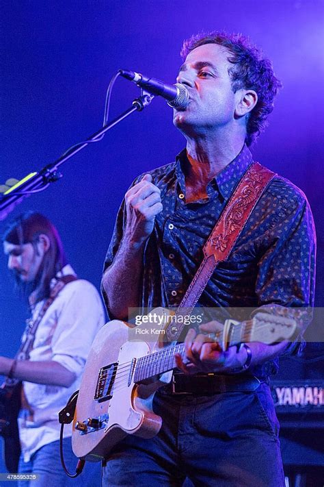 Musicians Taylor Goldsmith And Duane Betts Of Dawes Perform In News