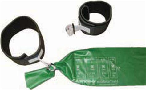 Cando 25 Inch Cuff Extremity Exercise Band Straps 10 Pairs