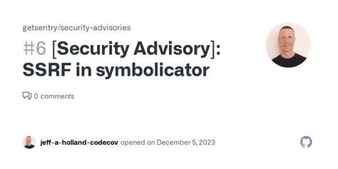 Security Advisory Ssrf In Symbolicator · Issue 6 · Getsentry