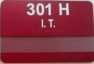 High Quality ADA Signage C C Engraving