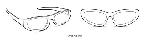 랩 어라운드 프레임 안경 패션 액세서리 그림 선글라스 전면 34 뷰 남성 여성 남녀 겸용 실루엣 개인 장식품에 대한 스톡 벡터 아트 및 기타 이미지 Istock