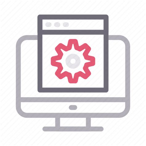 Browser Internet Screen Setting Webpage Icon Download On Iconfinder