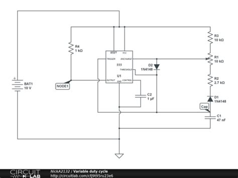 Variable Duty Cycle Circuitlab