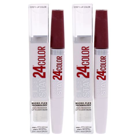 Maybelline SuperStay 24 2-Step Liquid Lipstick, Frosted, 48% OFF
