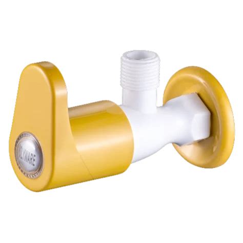 Yellow And White P T M T Taps Angle Valve At Best Price In Delhi Polyware Industries