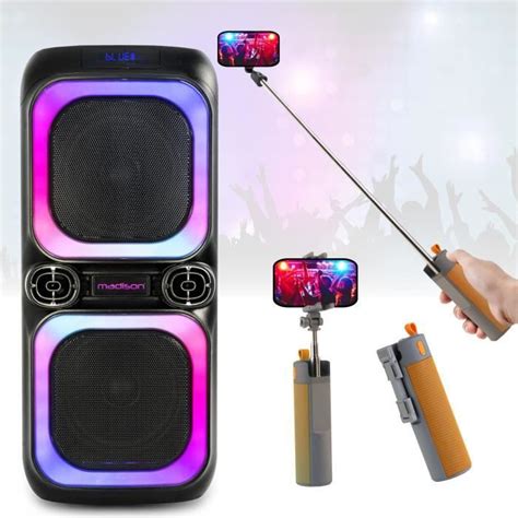 Pack Enceinte USB Bluetooth Autonome TWS 600W MAD NASH60 Enceinte