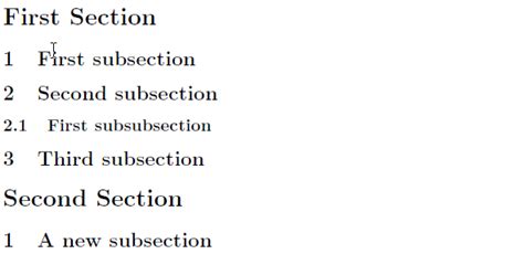 top 54 latex subsection without number update