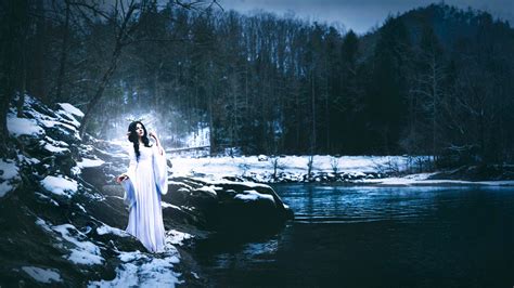 2048x1365 Women Outdoors Women Fantasy Art Wallpaper Coolwallpapers Me