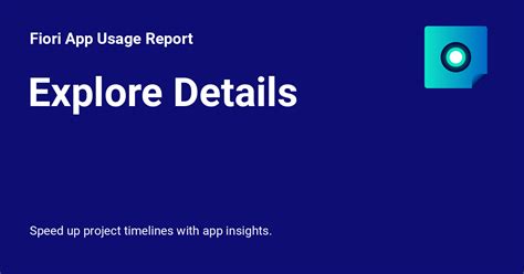 Intro Fiori App Usage Report