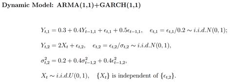 Arima Simulate Dependent Data From Arma Garch Process Cross Validated