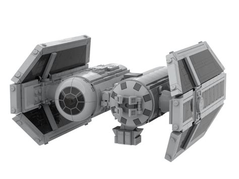 Lego Moc Playscale Tie Bomber By Gimblegorp Rebrickable Build With Lego