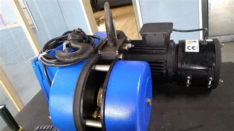Mild Steel Electric Chain Pulley Block For Double Beam Crane Capacity