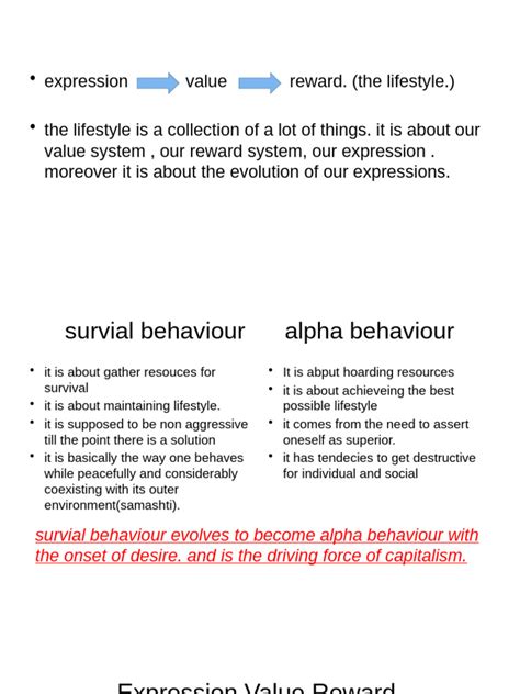 Expression Value Reward Pdf Society Behavior