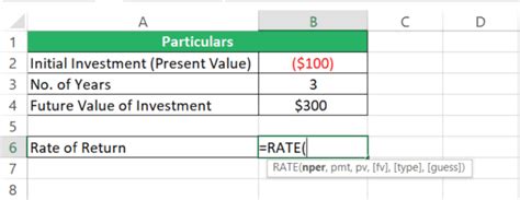 how to use the rate function in excel interest rate spreadsheeto